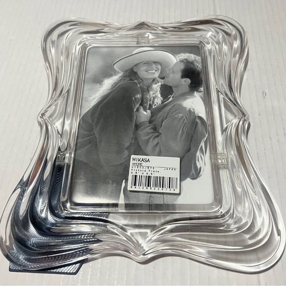 Mikasa | Accents | Mikasa Wedding Photo Picture Frame Clear Glass 45 X ...